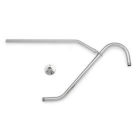 18" Shower Arm With Support - Brushed Nickel | Signature Hardware