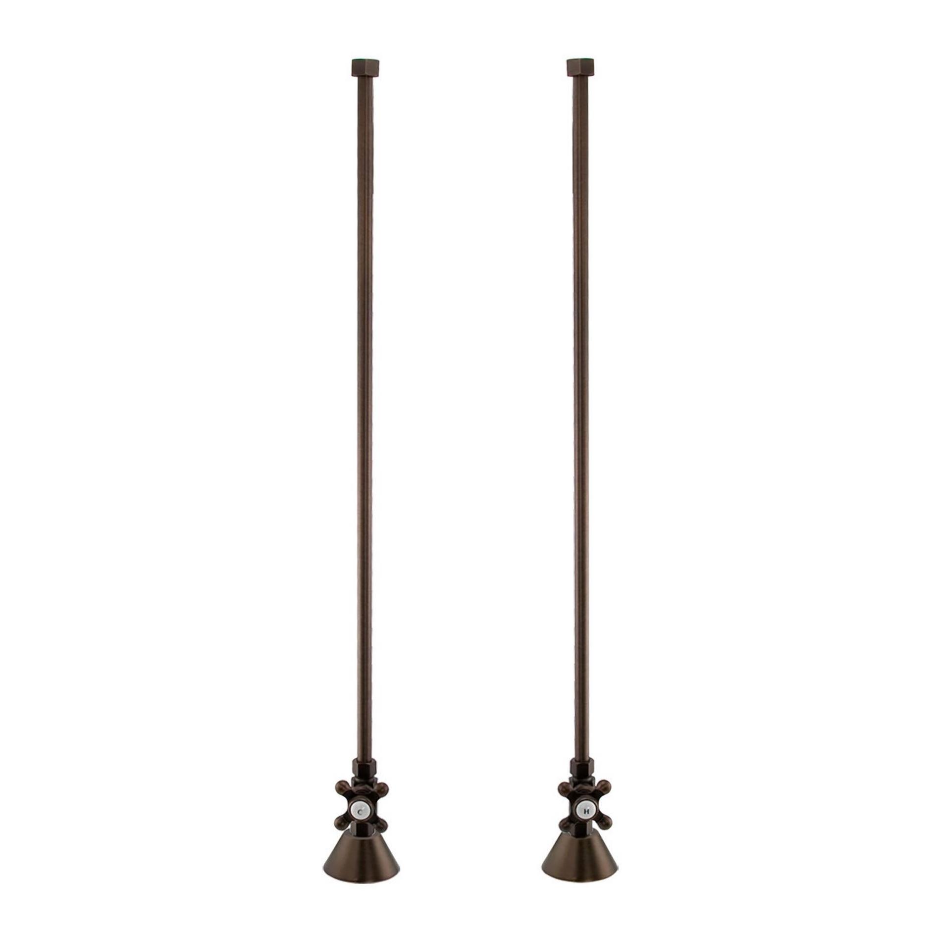 Deck-Mount Supply With Cross-Handle Stops for Copper Pipe | Signature ...
