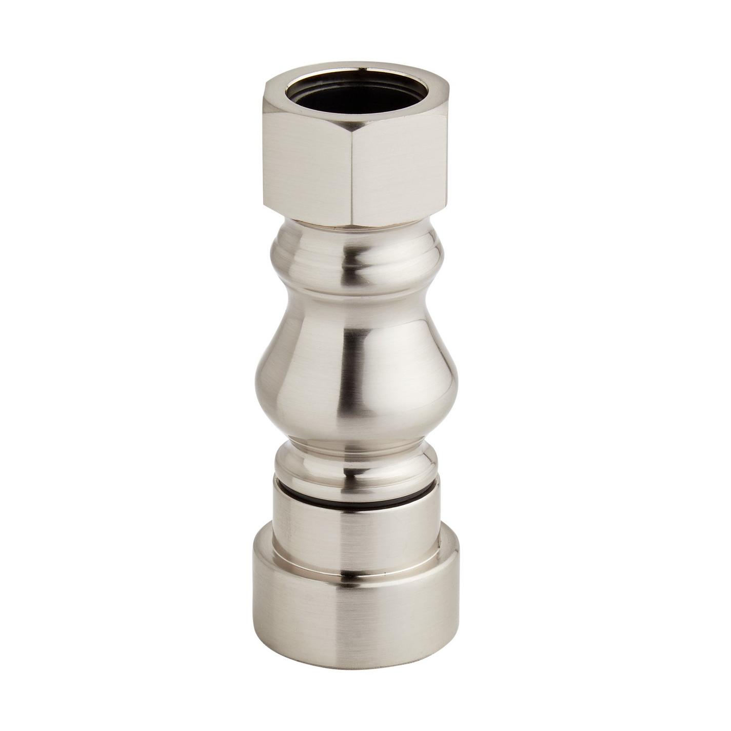 Decorative Slip Joint Coupling - 1/2" IPS - Brushed Nickel | Signature ...