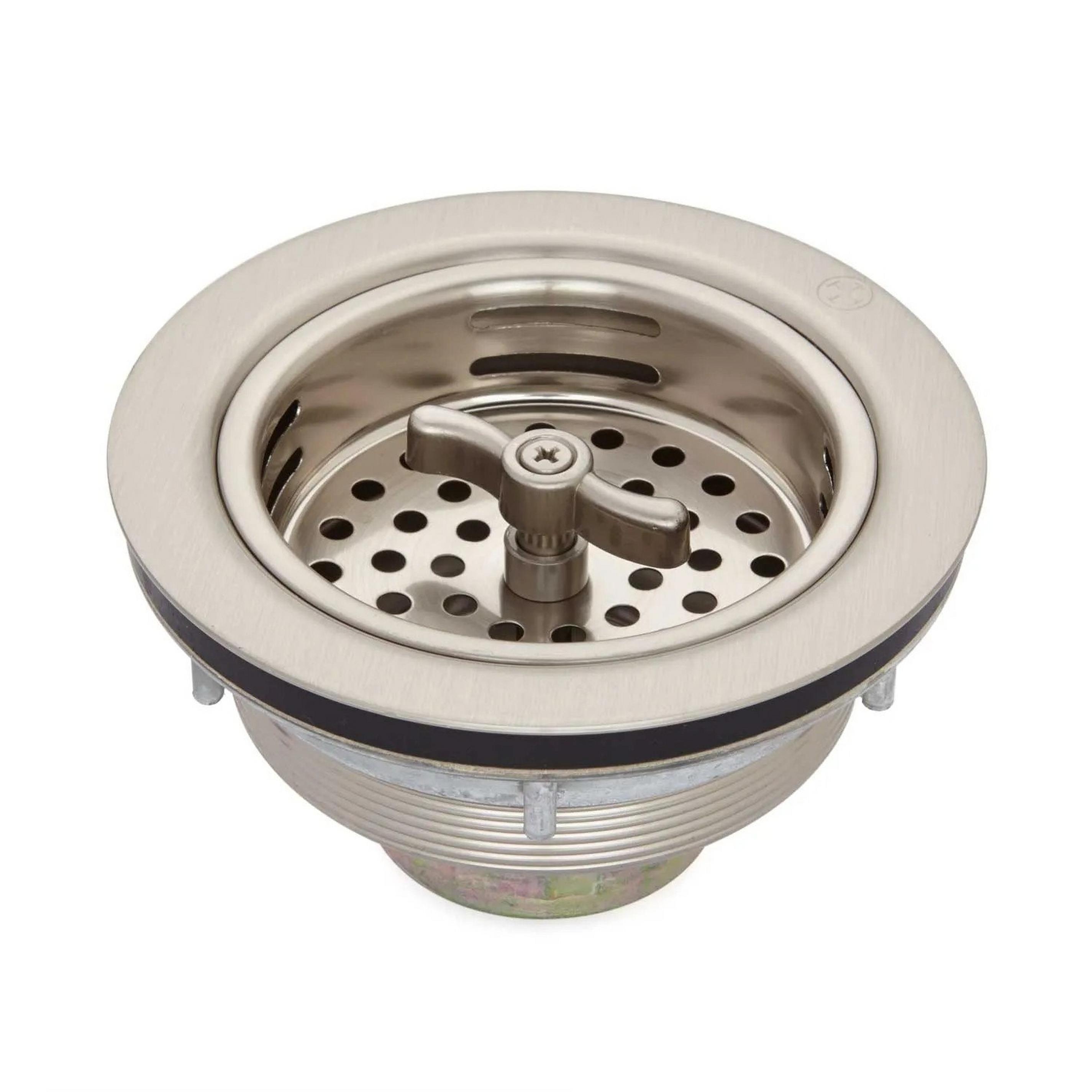 3-1/2" Wing Nut Basket Strainer | Signature Hardware