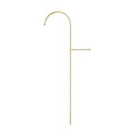 1/2" IPS Heavy Duty 78" Shower Riser Pipe with 18" Arching Shower Arm ...