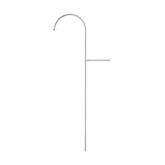 1/2" IPS Heavy Duty 78" Shower Riser Pipe with 18" Arching Shower Arm ...