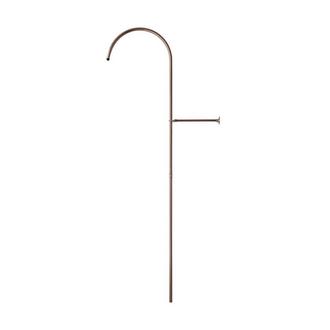 1/2" IPS Heavy Duty 78" Shower Riser Pipe with 18" Arching Shower Arm ...