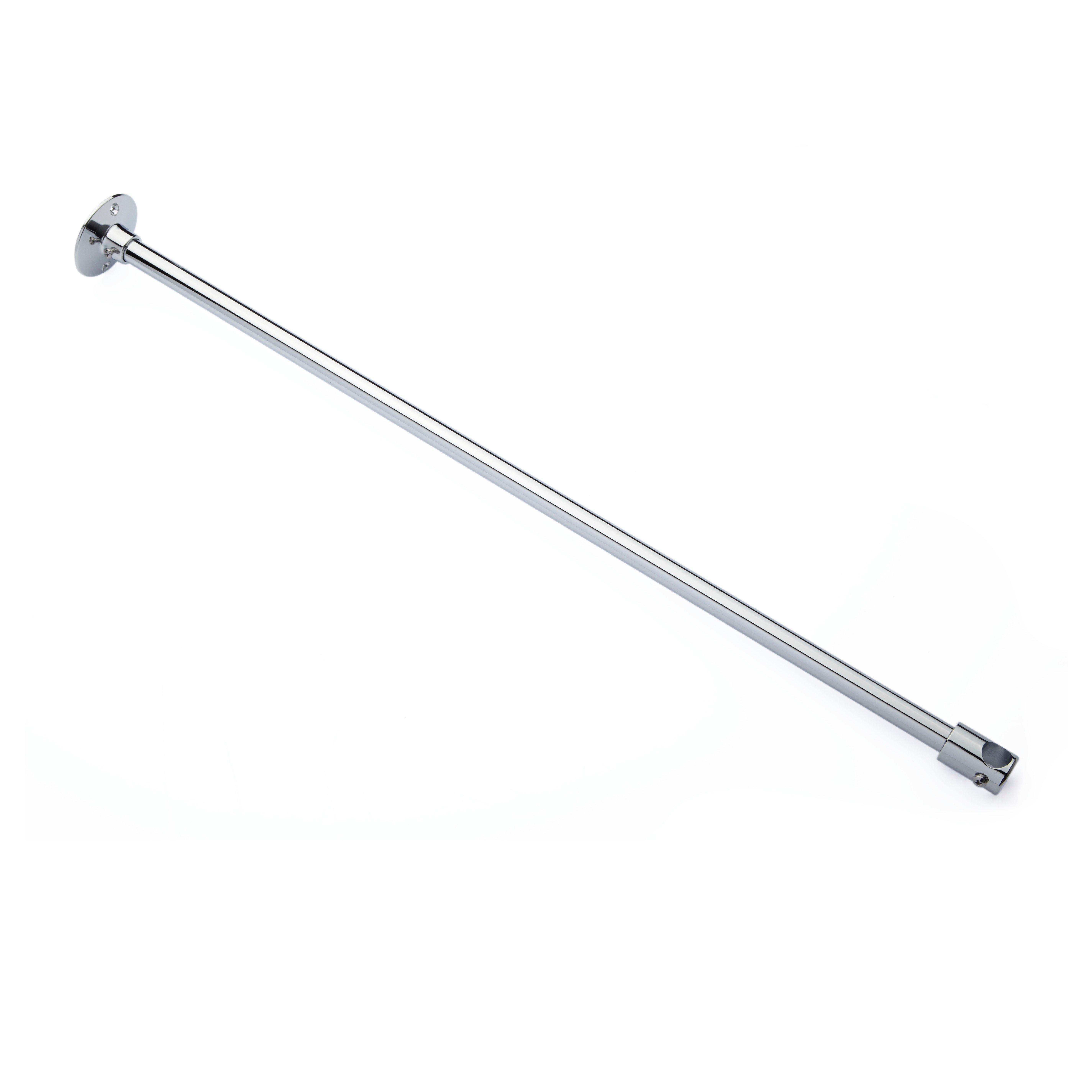 5/8" OD Shower Riser Support - 12" Long - Chrome | Signature Hardware
