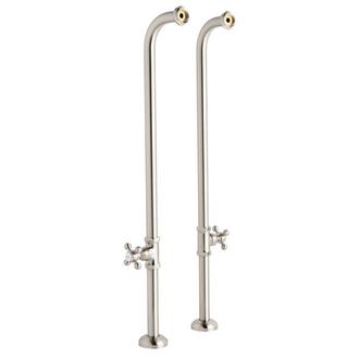 Heavy-Duty Freestanding Tub Supplies with Shutoff Valves | Signature ...