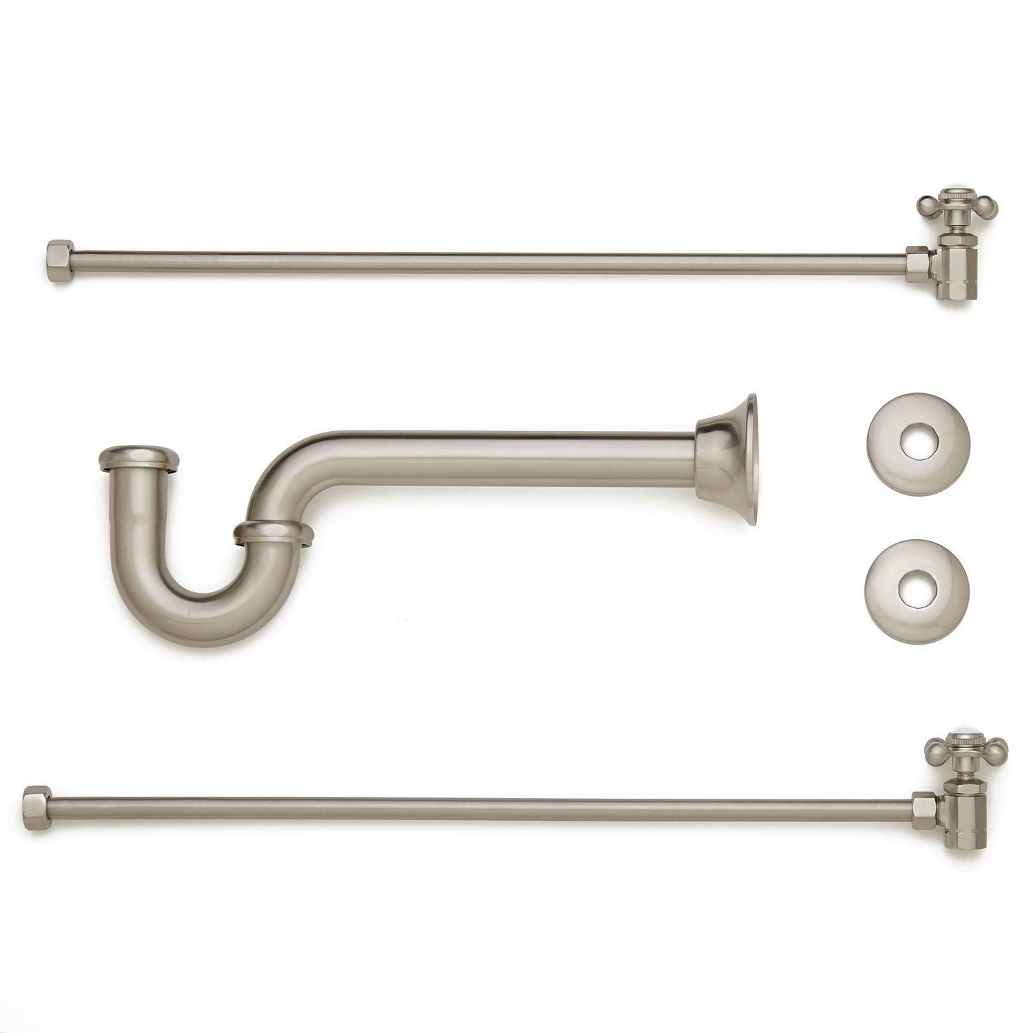 Bathroom Trim Kit - Extra Long P-Trap - for 1/2" Threaded Pipe from ...