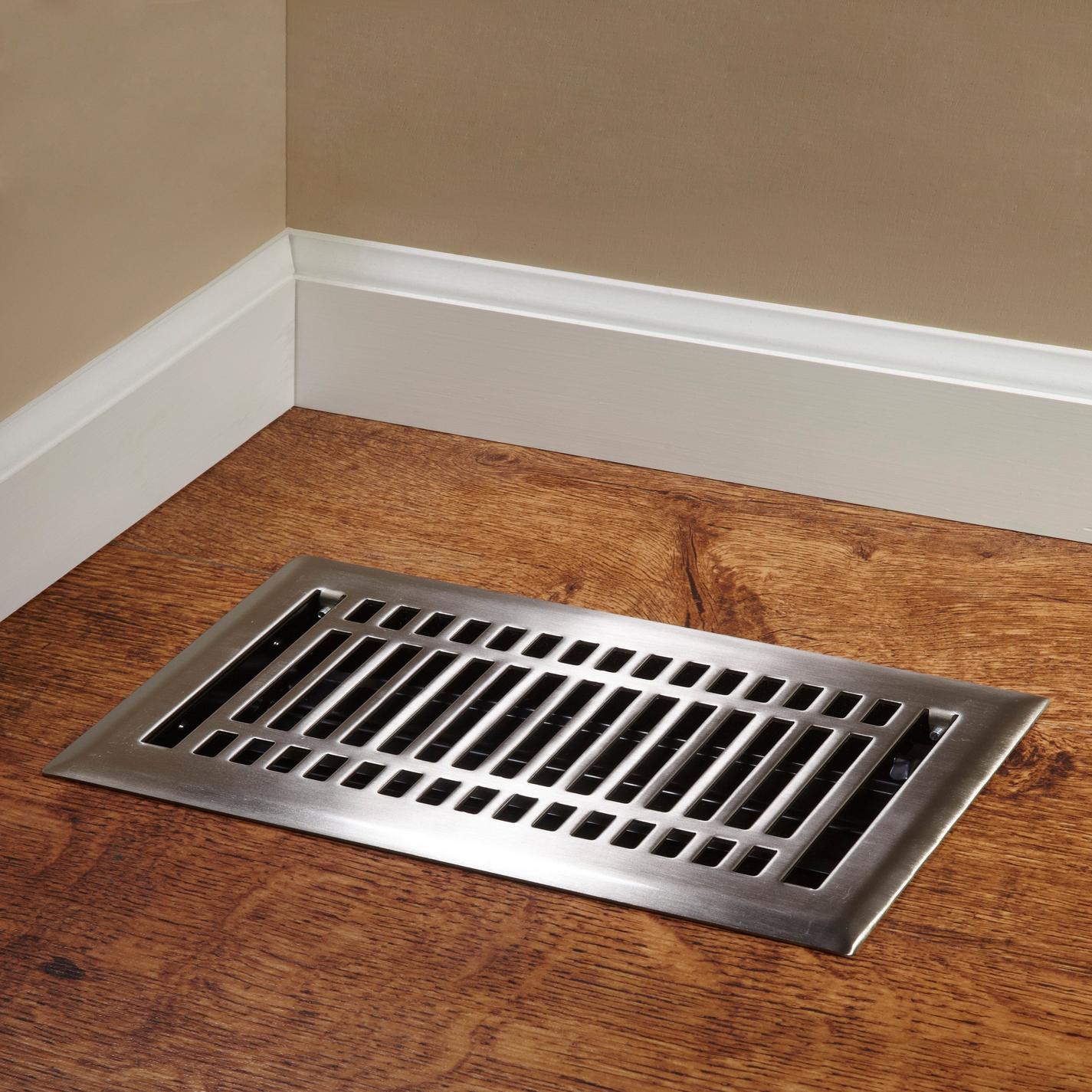Contemporary Steel Oversized Floor Register | Signature Hardware
