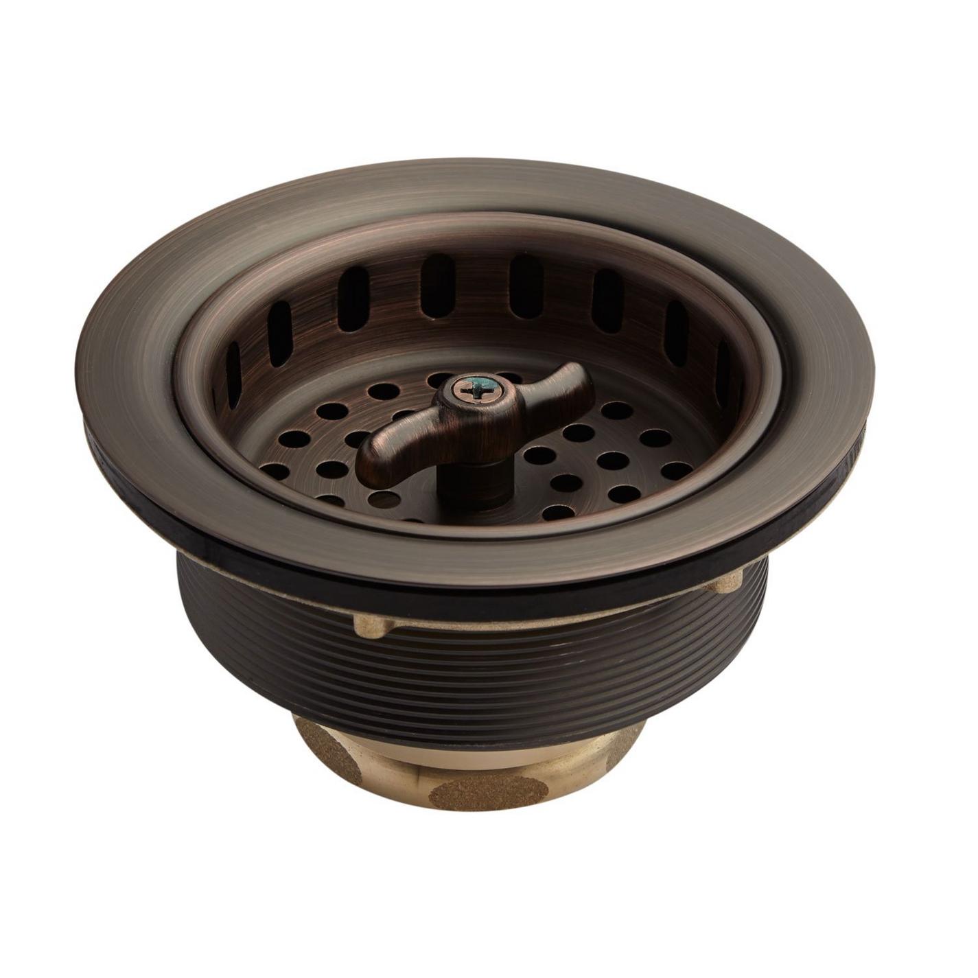 3-1/2" Wing Nut Basket Strainer | Signature Hardware