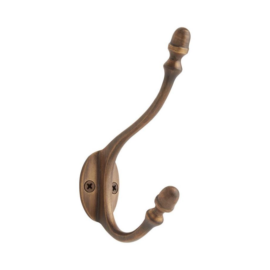 Marscott Wood Turned Hook - Walnut | Signature Hardware