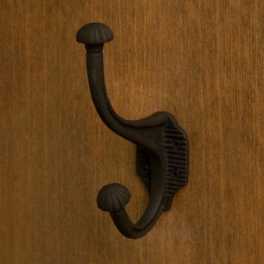 Marston Brass Double Coat Hook Signature Hardware