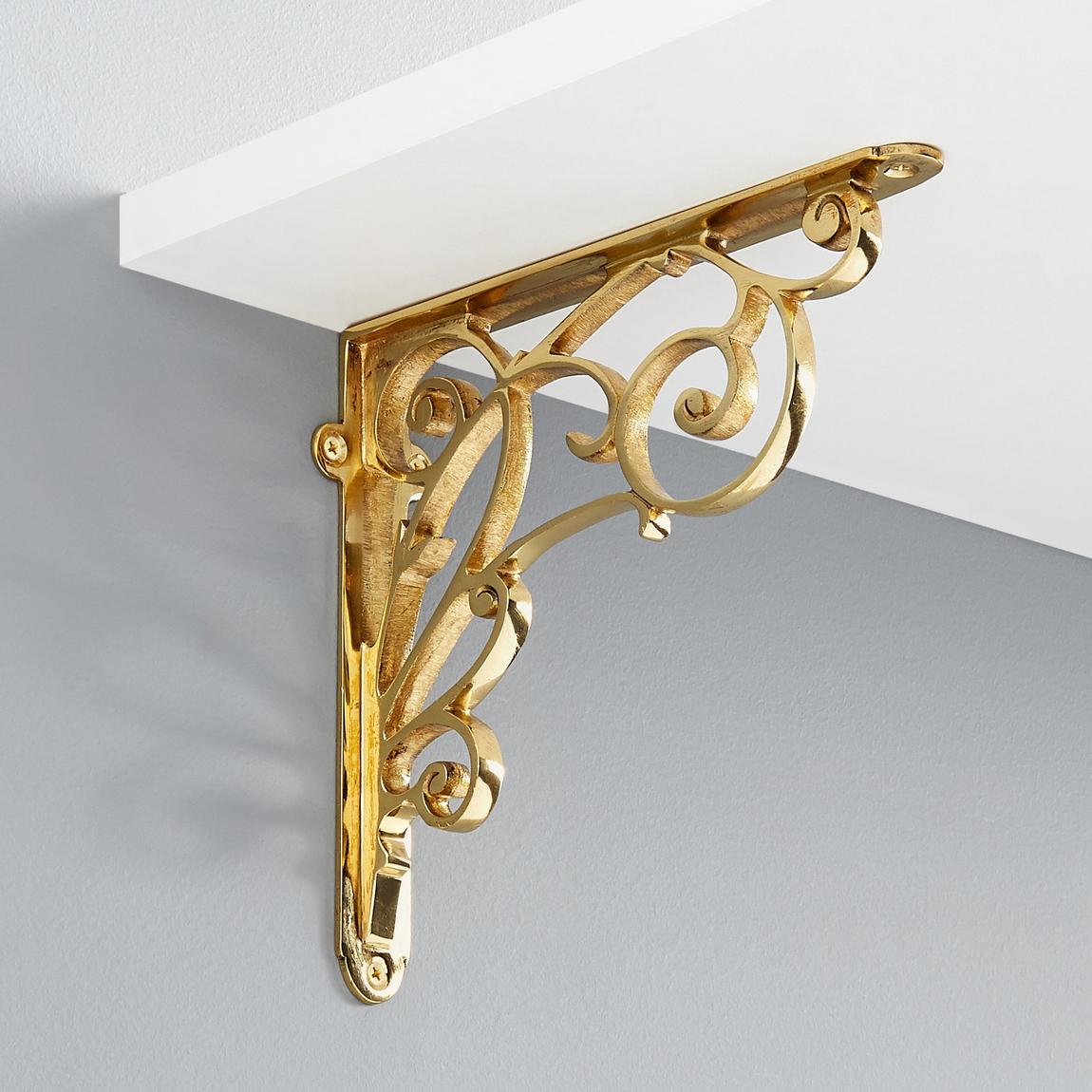 Shelf Brackets in Iron, Brass & More