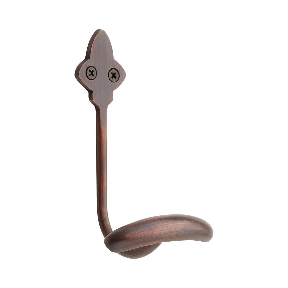 Solid Bronze Triple Coat Hook - Bronze Patina | Signature Hardware