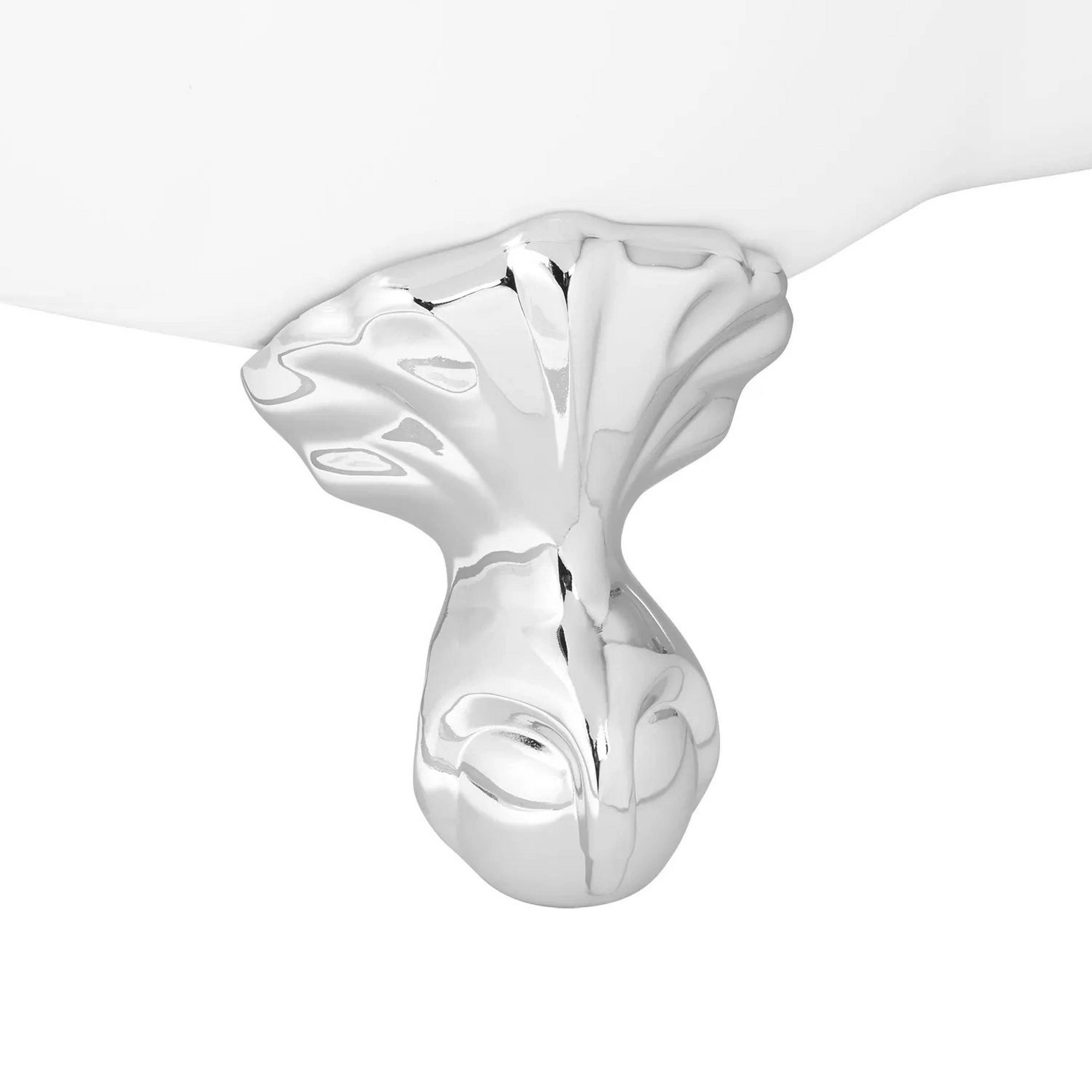 70" Talia Corner Acrylic Tub - Ball Feet | Signature Hardware