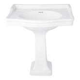 30" Cierra Porcelain Pedestal Sink | Signature Hardware