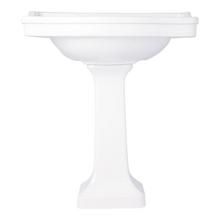 30" Cierra Porcelain Pedestal Sink | Signature Hardware
