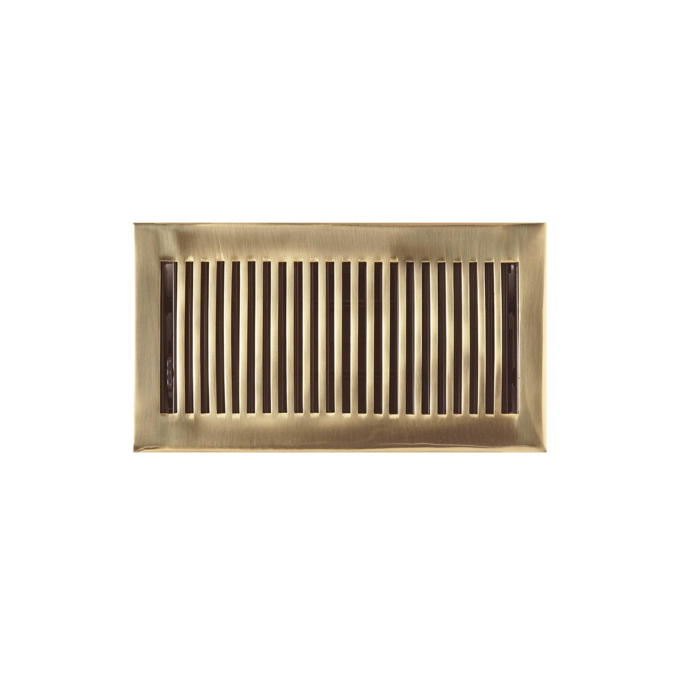 Modern Brass Floor/Wall Register | Signature Hardware