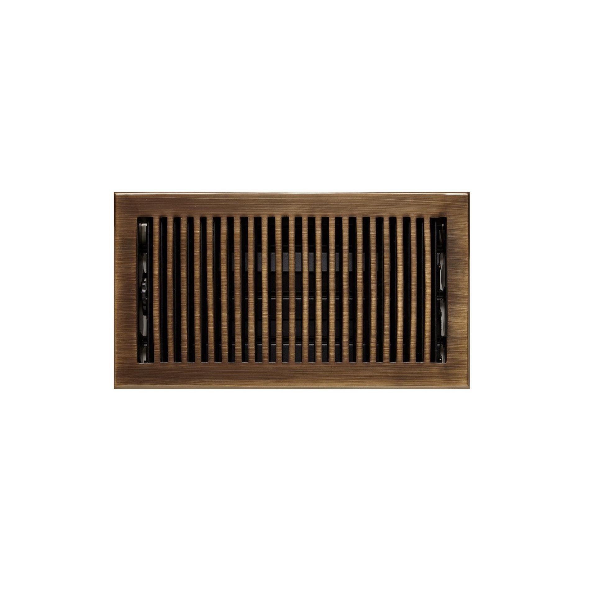 Modern Brass Floor/Wall Register | Signature Hardware