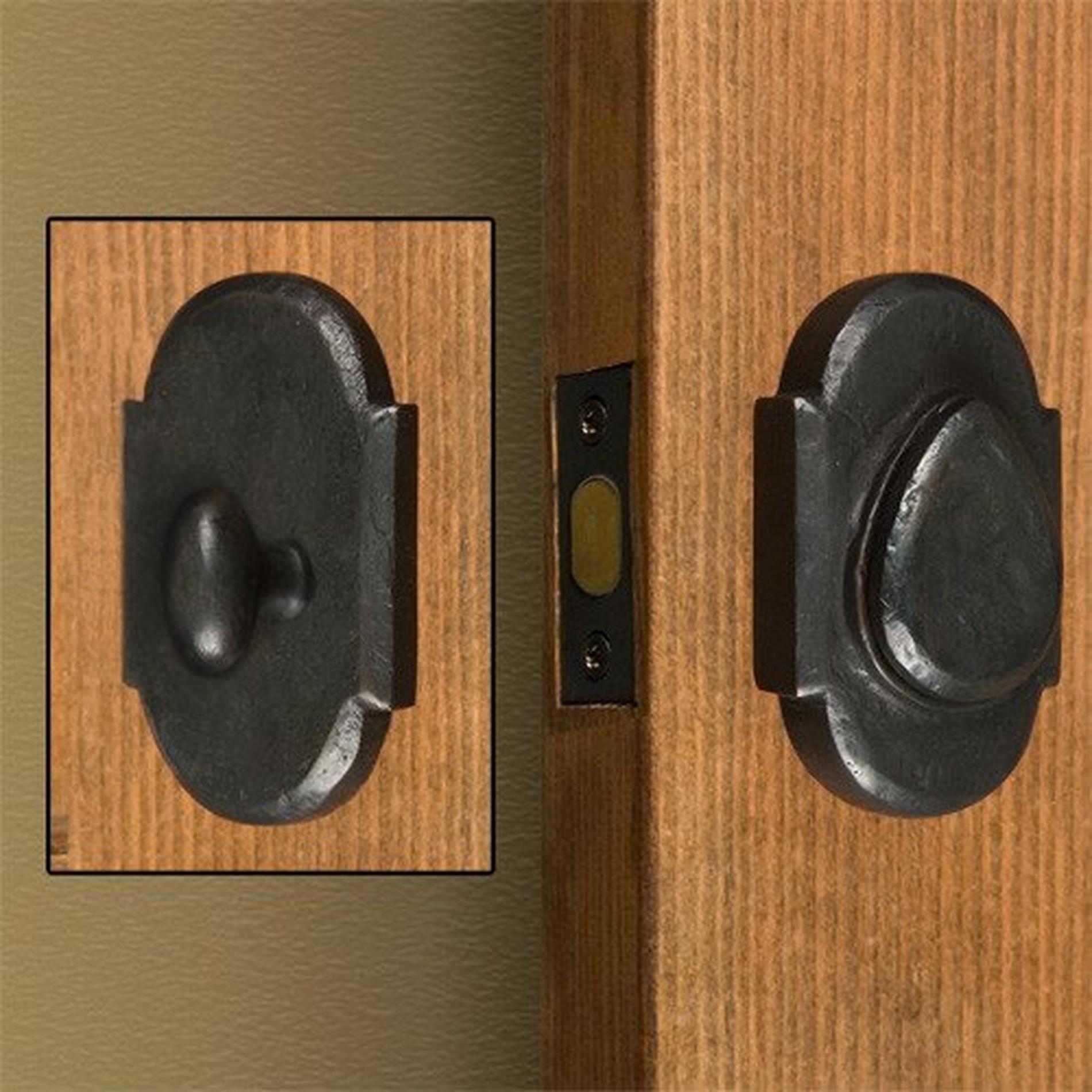 Solid Bronze Ornate Deadbolt Lock - Dark Bronze | Signature Hardware