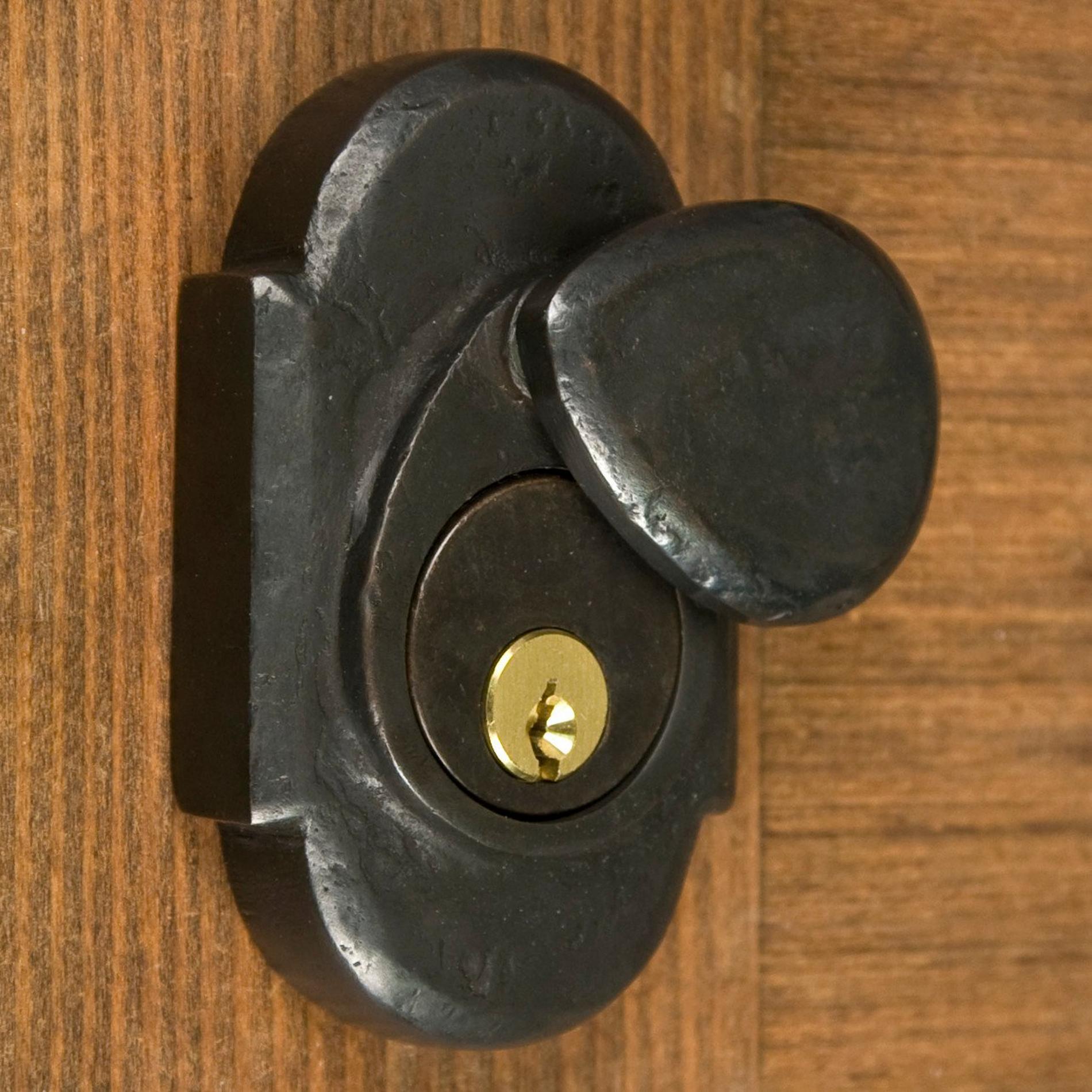 Solid Bronze Ornate Deadbolt Lock - Dark Bronze | Signature Hardware