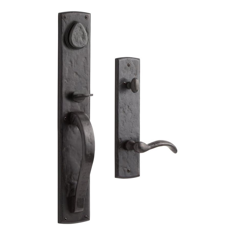 Griggs Solid Bronze Entrance Door Set with Round Knob | Signature Hardware