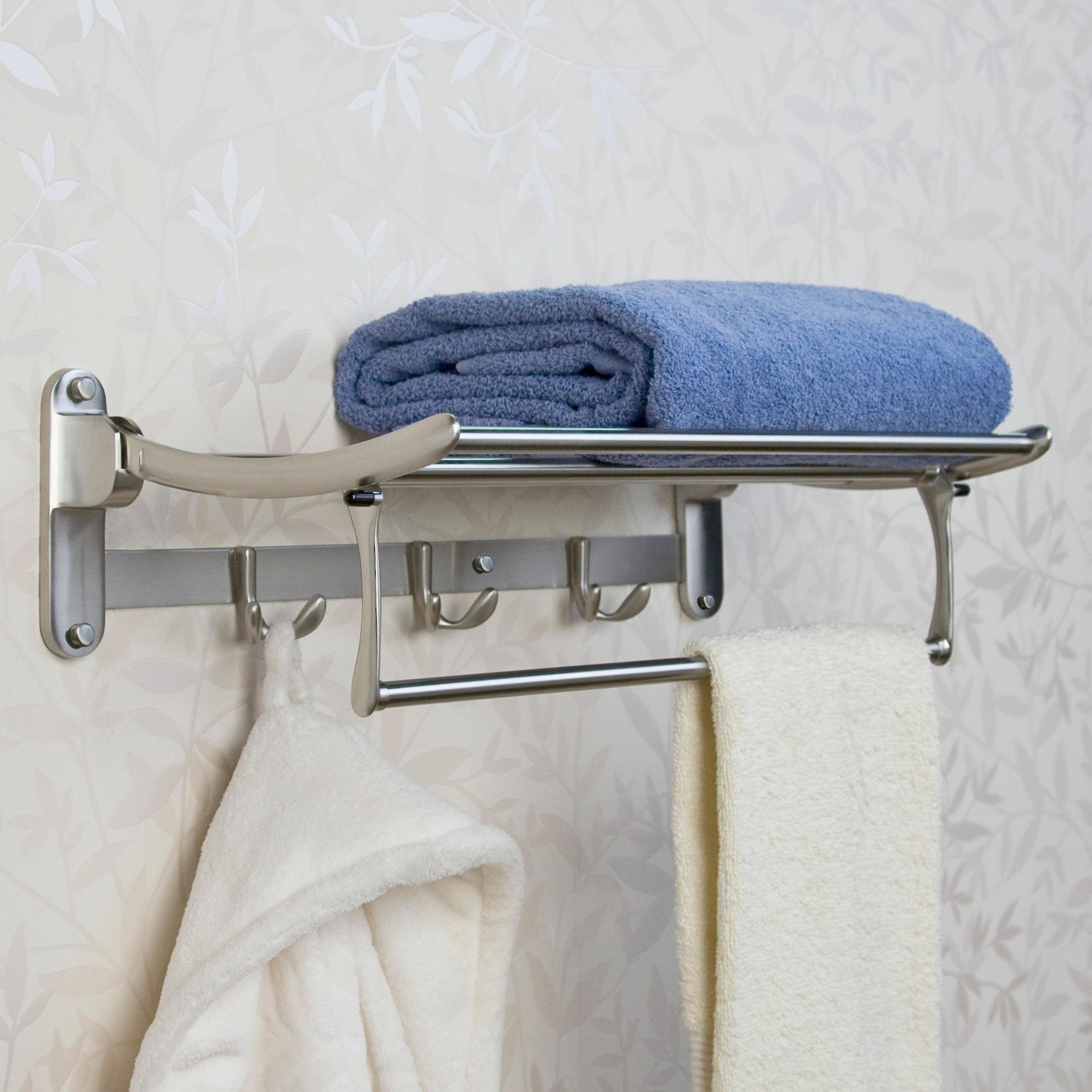Folding Towel Rack With Bar | Signature Hardware
