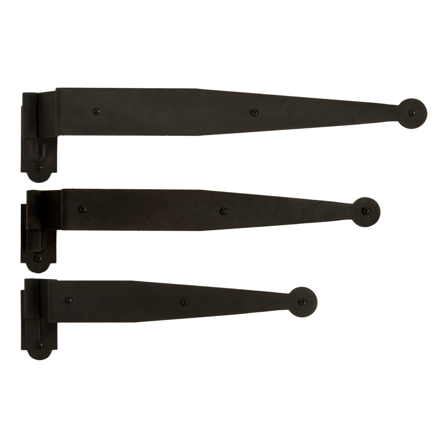 Offset Iron Strap Hinge with Pintle | Signature Hardware