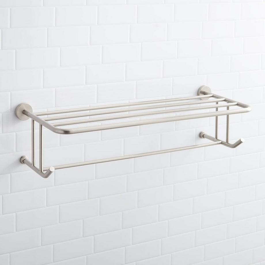 Solid Brass Double Coat Hook Satin Brass Signature Hardware