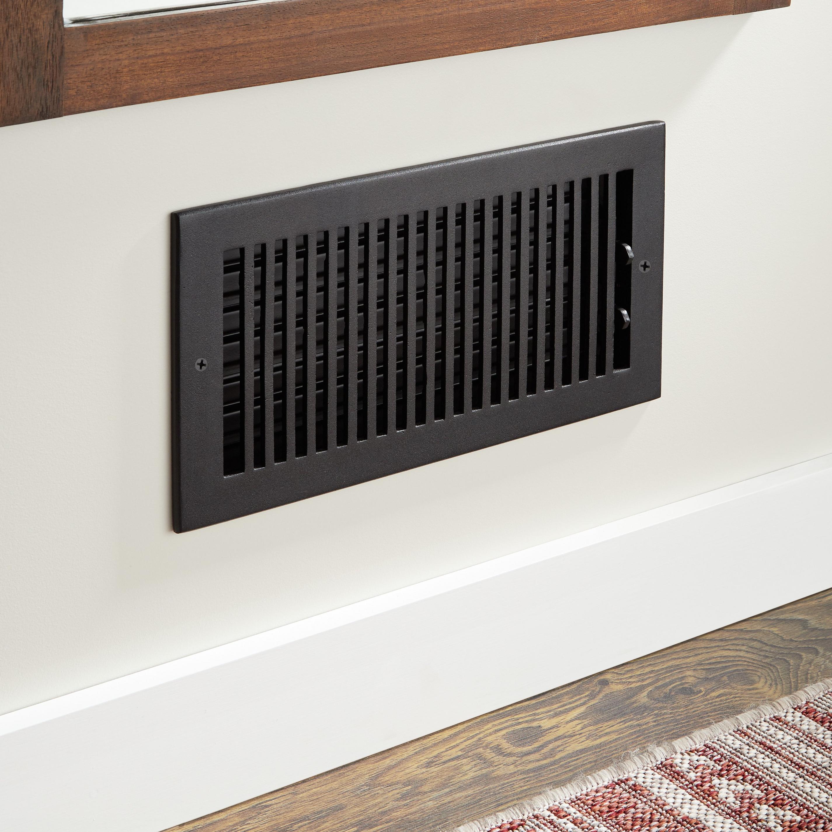 Modern Cast Iron Oversized Wall Register | Signature Hardware