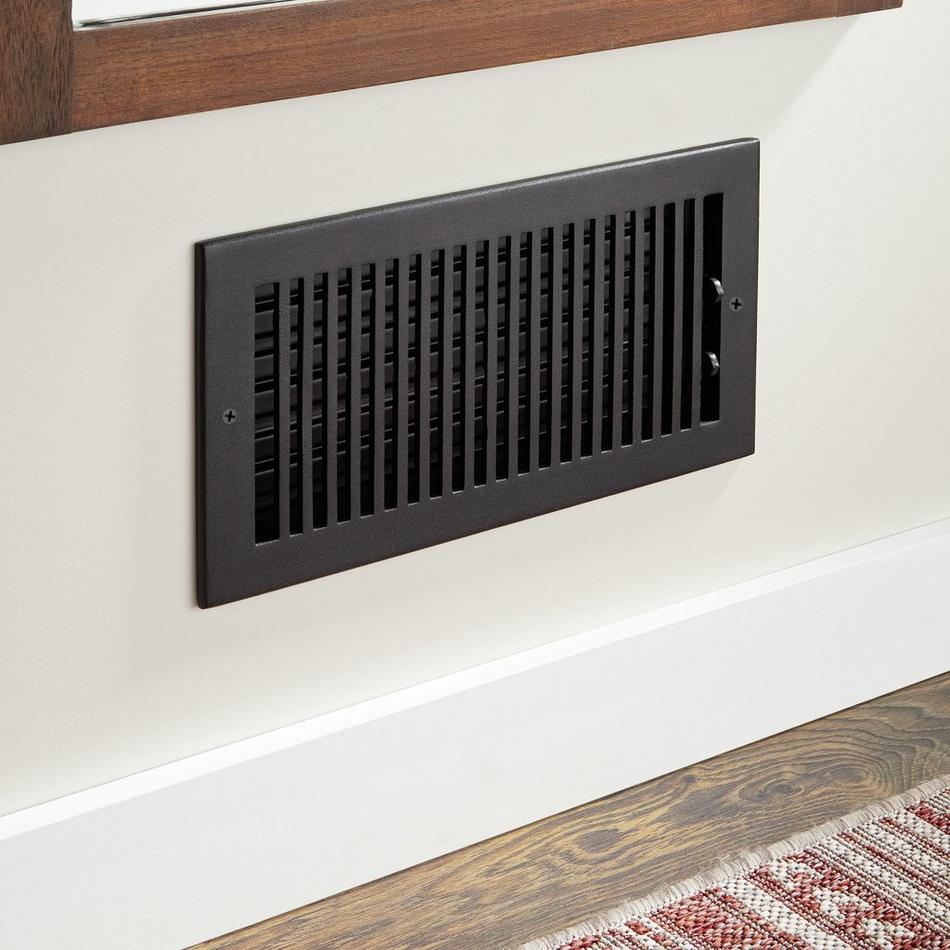 Modern Cast Iron Oversized Wall Register | Signature Hardware