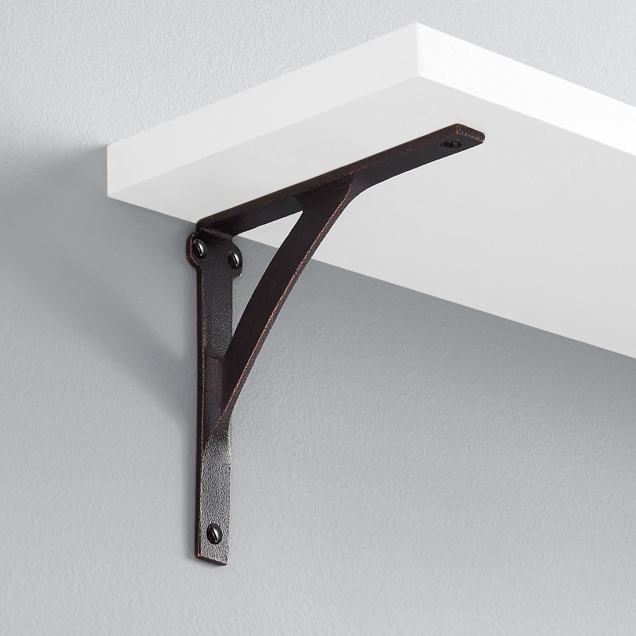 Classic Bronze Shelf Bracket - Bronze Patina | Signature Hardware