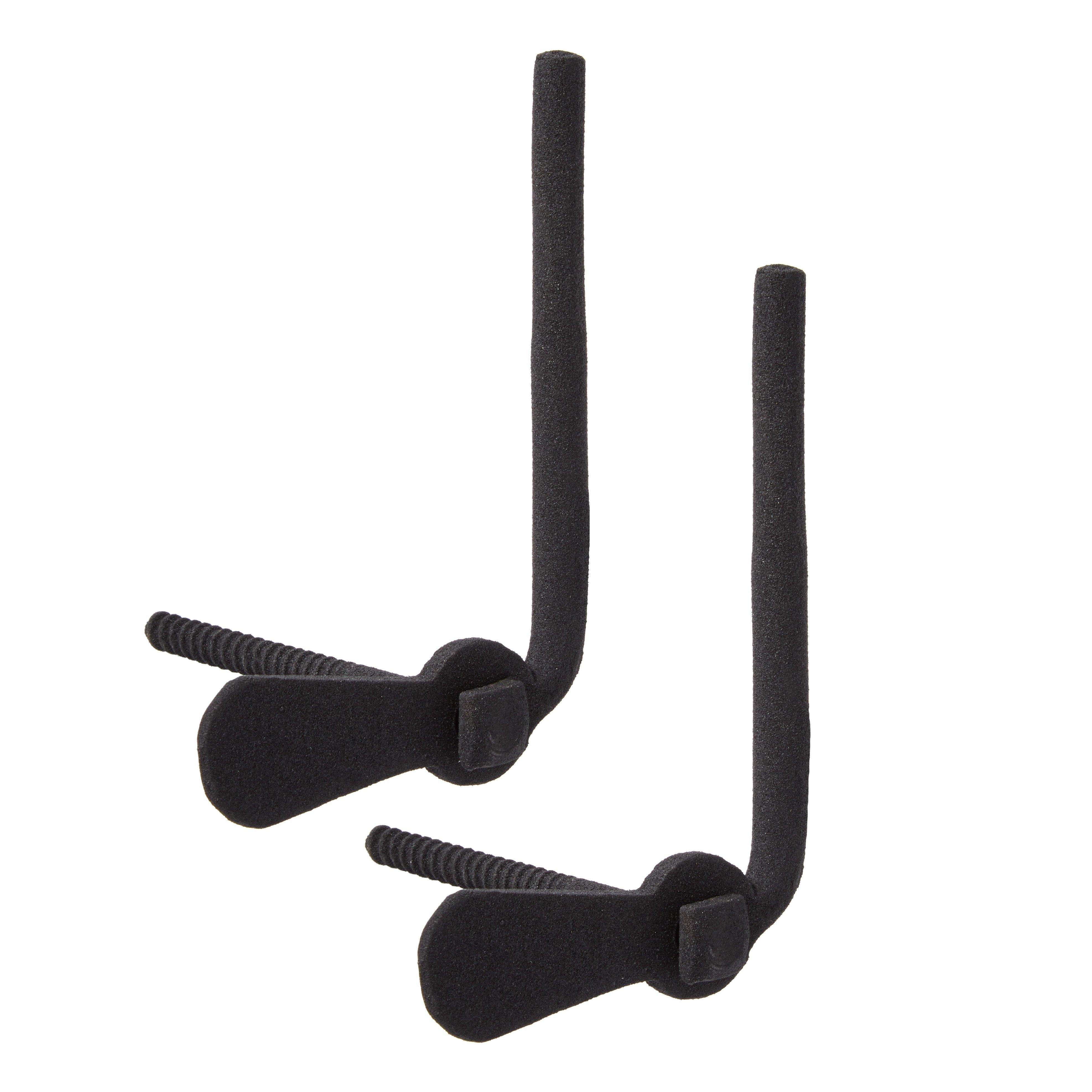 Hand Forged Iron Offset Beacon Hill Shutter Tiebacks - Set of 2 - Black ...