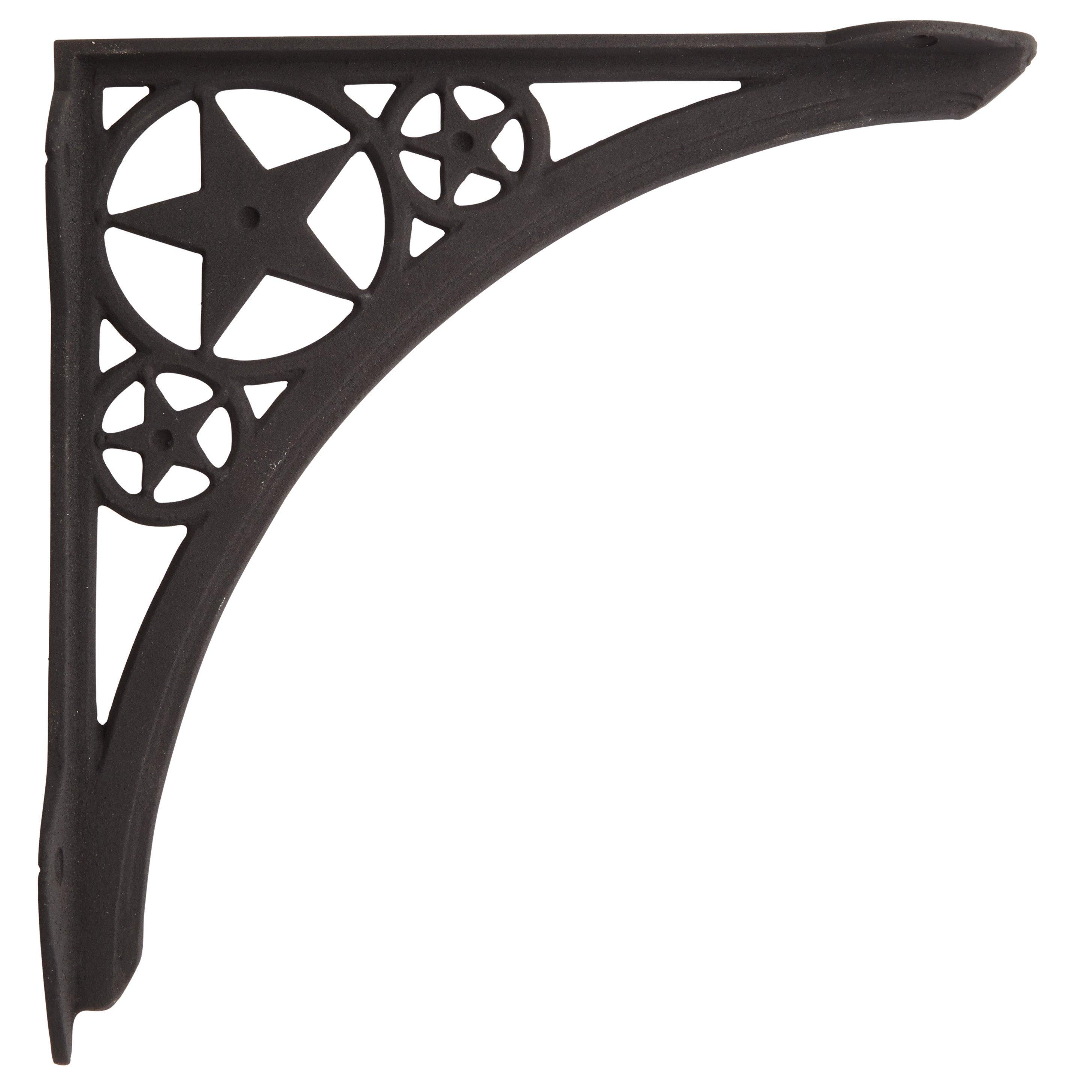 Star Cast Iron Shelf Bracket | Signature Hardware