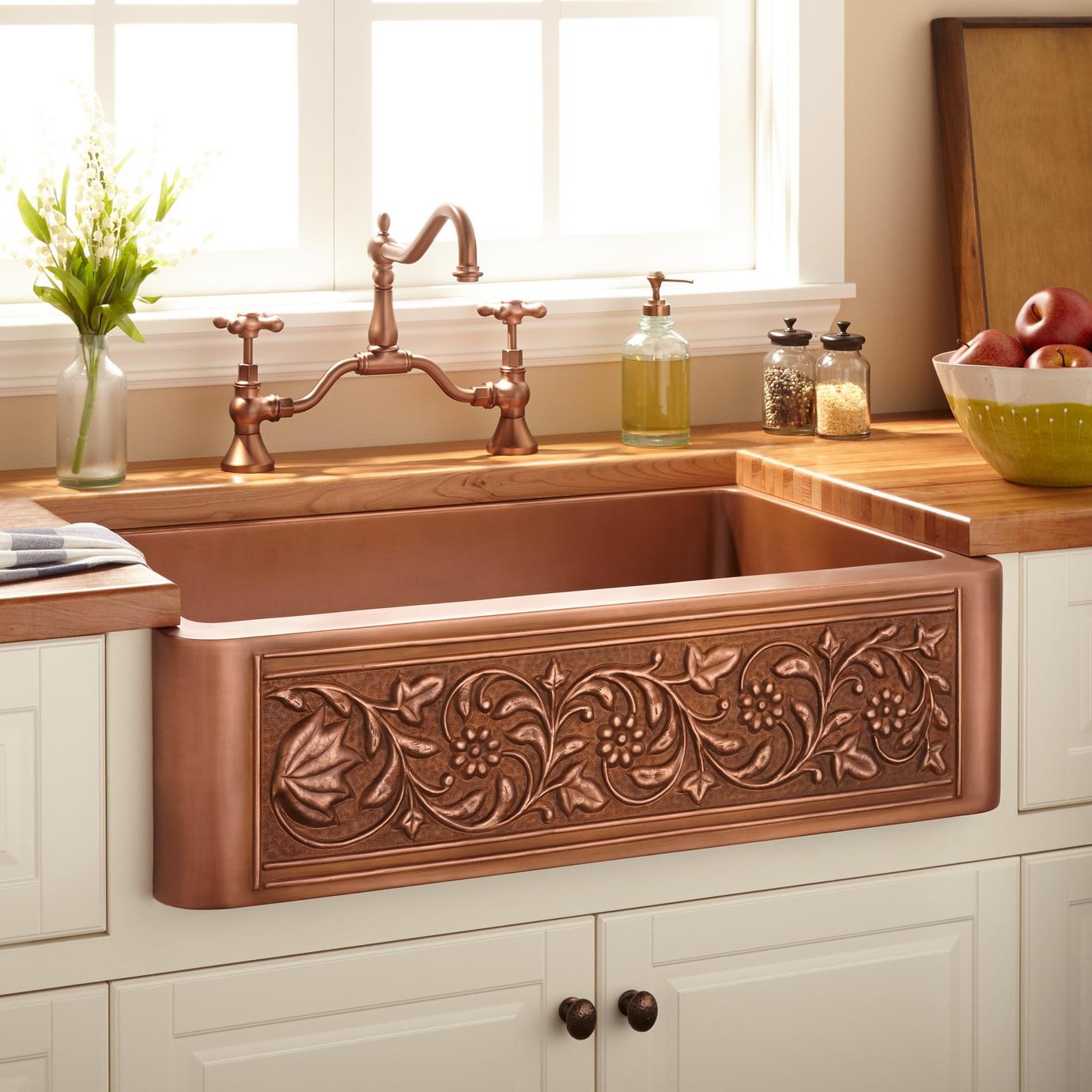 Copper Farmhouse Sinks