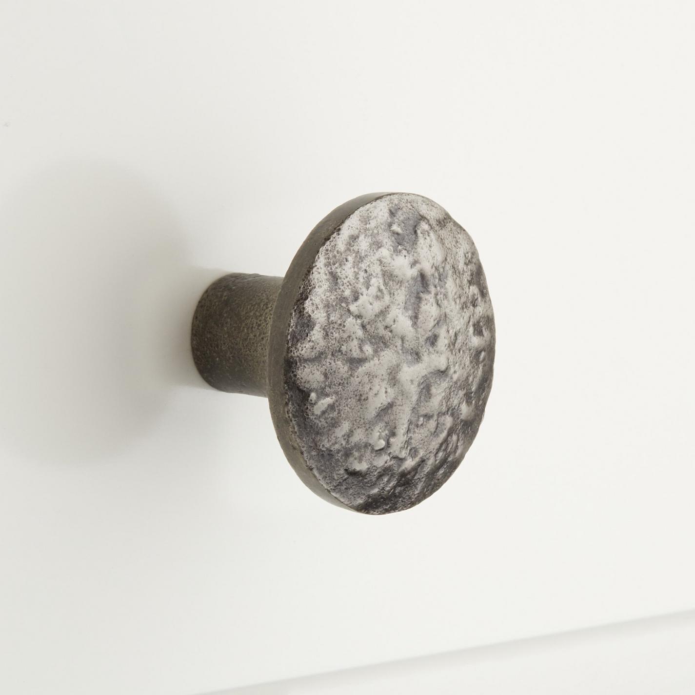 Textured Cast Iron Round Knob | Signature Hardware