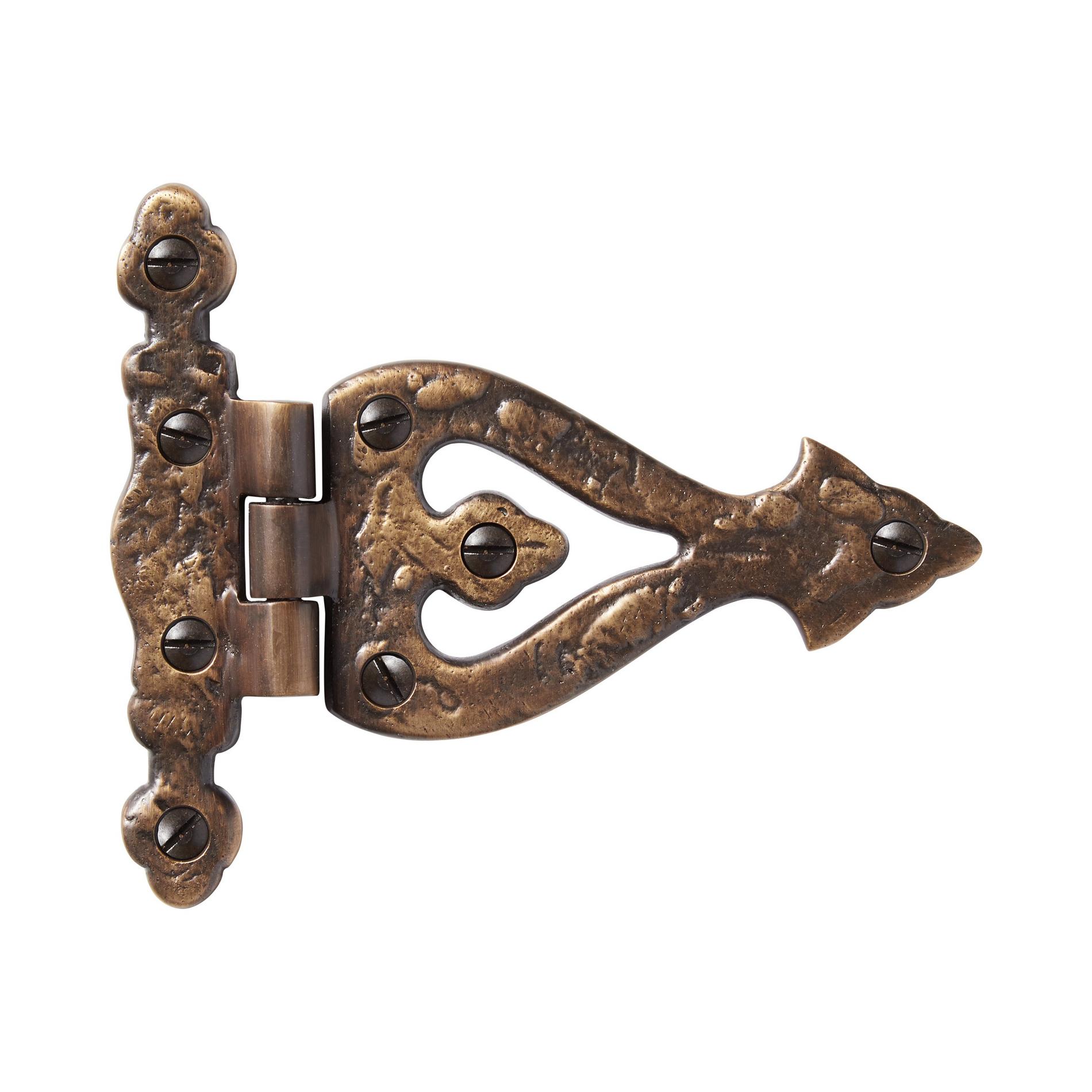 Solid Brass Decorative Door Hinge | Signature Hardware