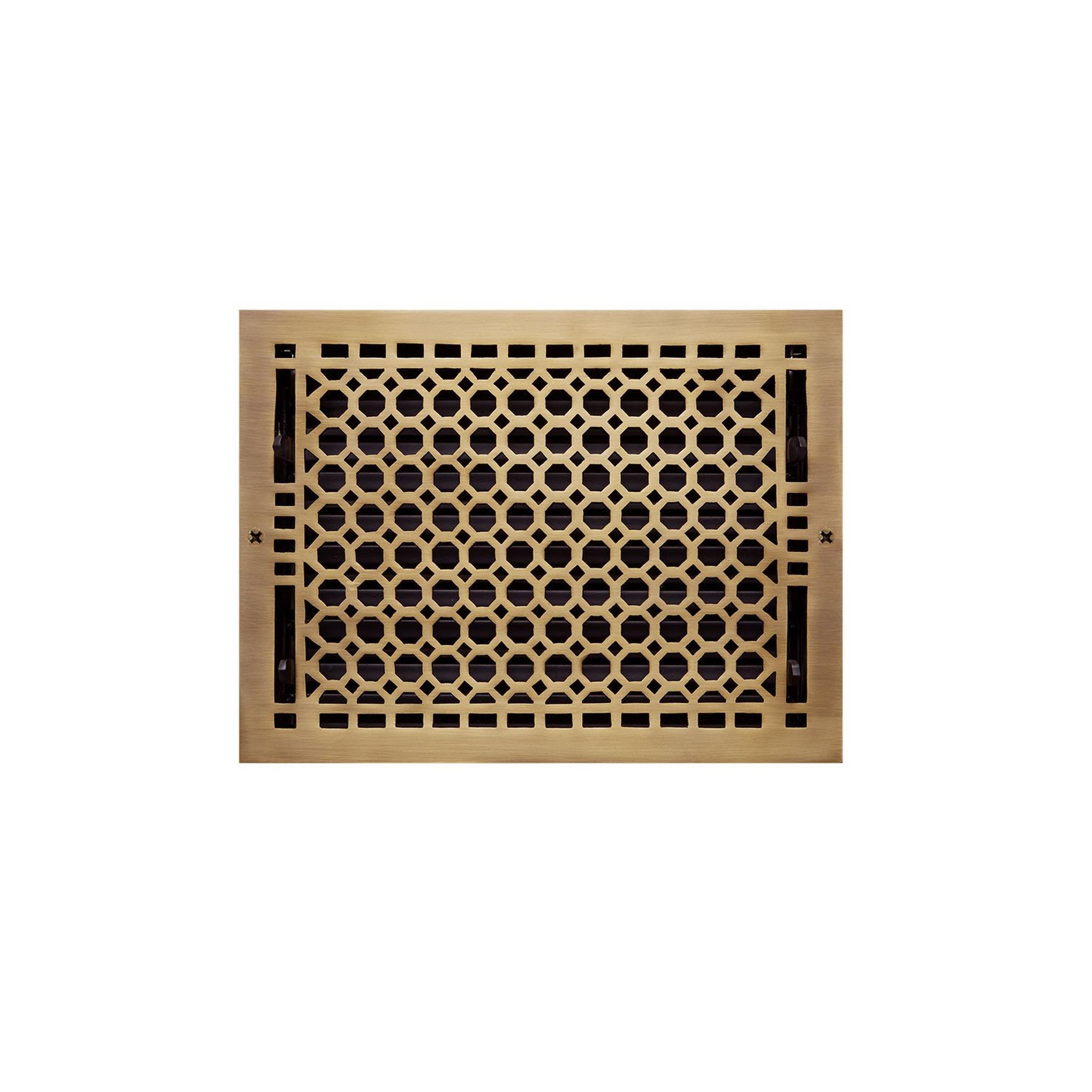 Oversized Honeycomb Brass Wall Register | Signature Hardware