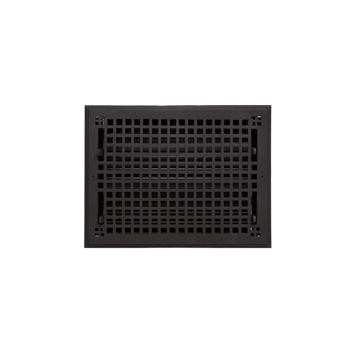 Oversized Mission Cast Iron Wall Register - 8" x 12" (9-5/8" x 13-1/2 ...