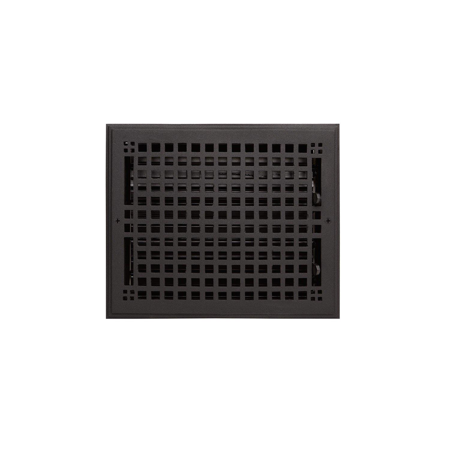 Oversized Mission Cast Iron Wall Register - 9" x 12" (10-5/8" x 13-7/8 ...