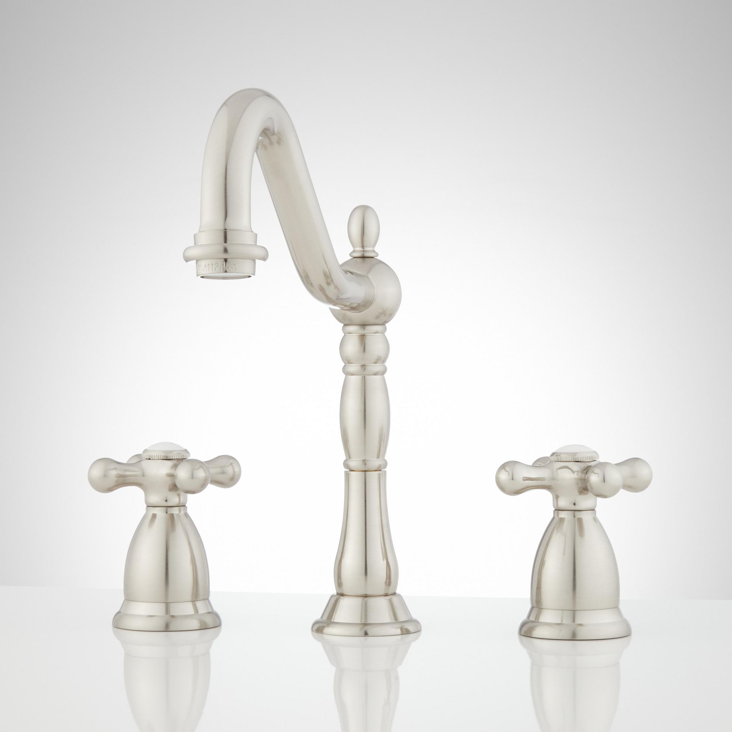 Victorian Widespread Bathroom Faucet - Cross Handles | Signature Hardware