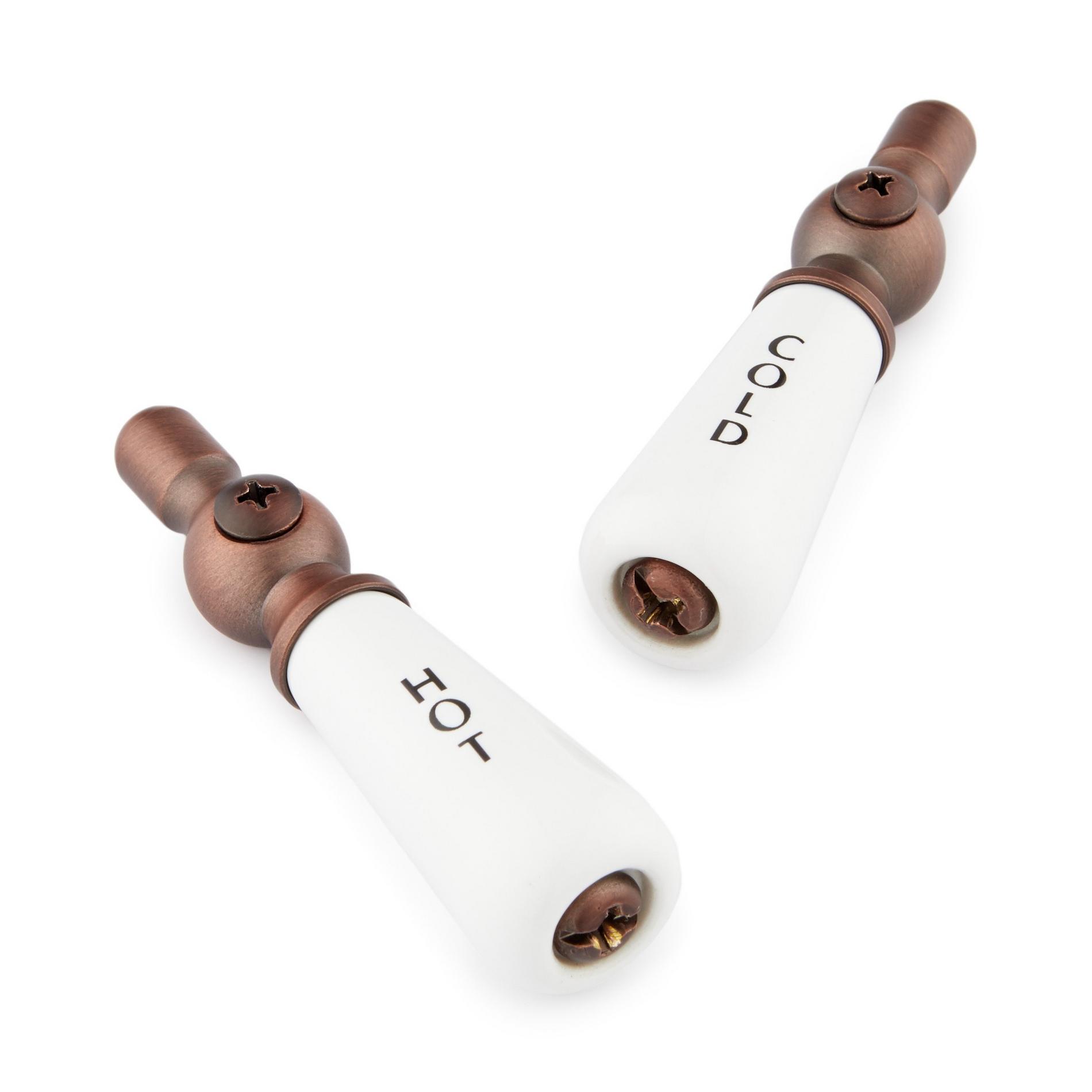 Small Porcelain Lever Handles | Signature Hardware