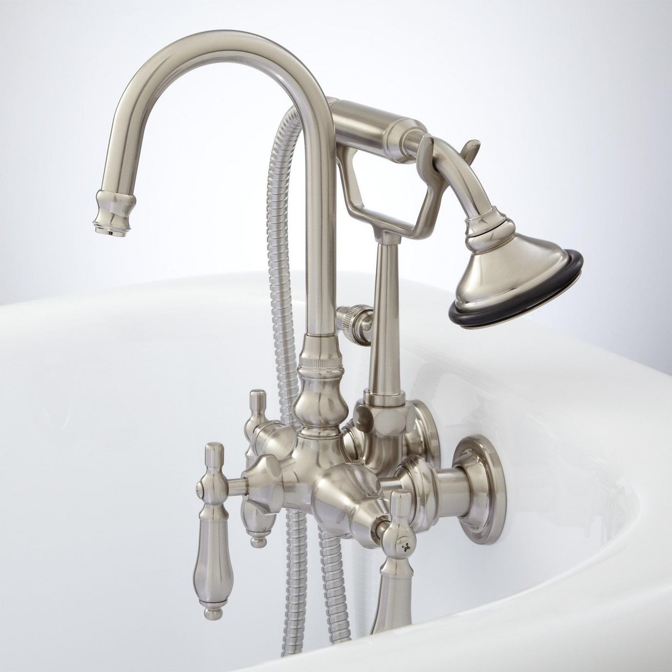 Tub Mounted Faucets, Rim Mounted Tub Faucets | Signature Hardware