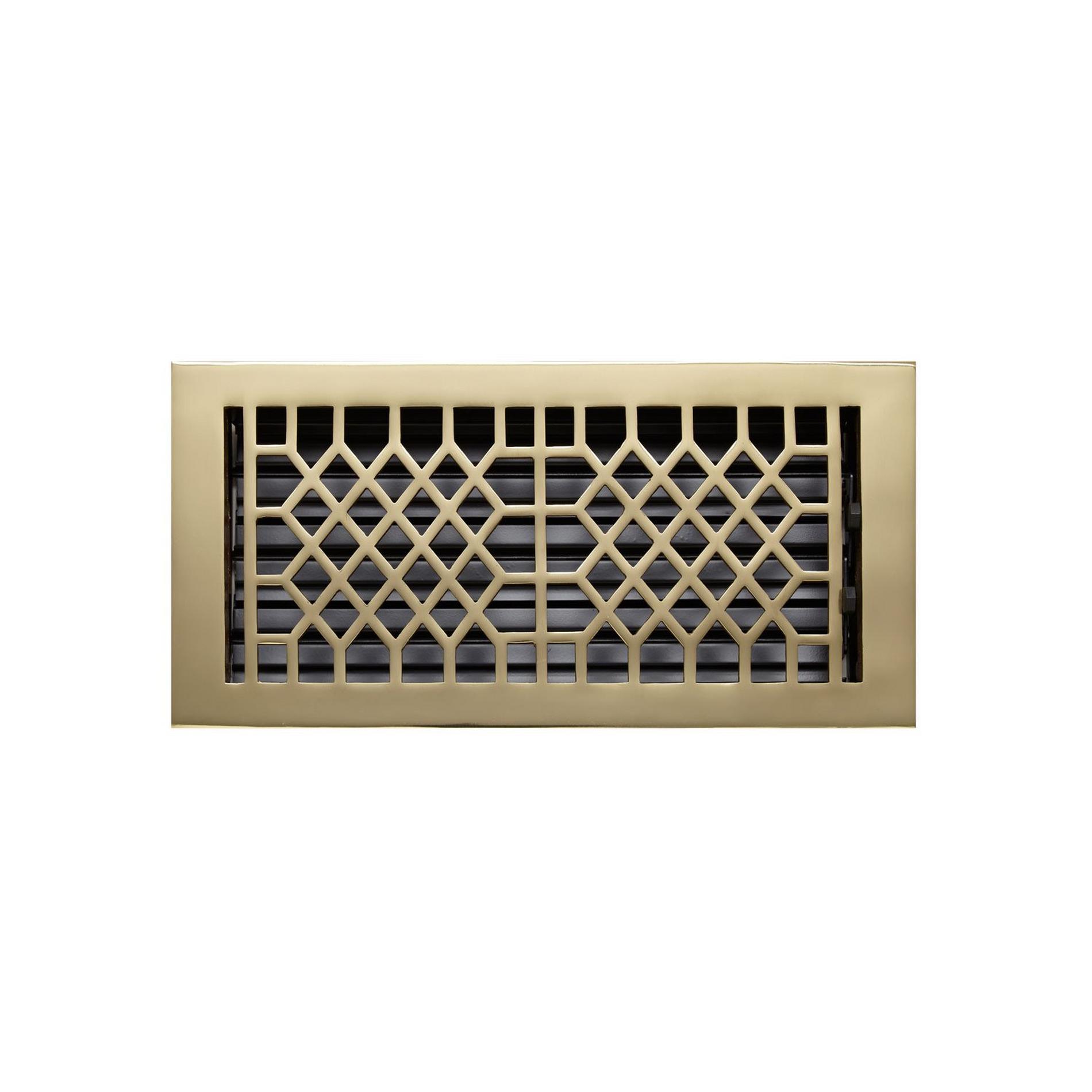 Antique Style Brass Floor and Wall Register | Signature Hardware