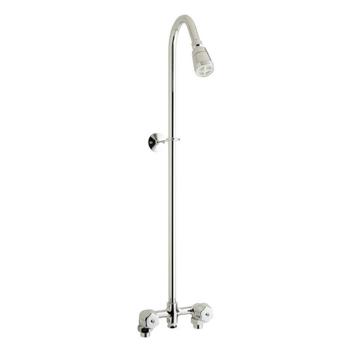 Exposed Pipe Showers