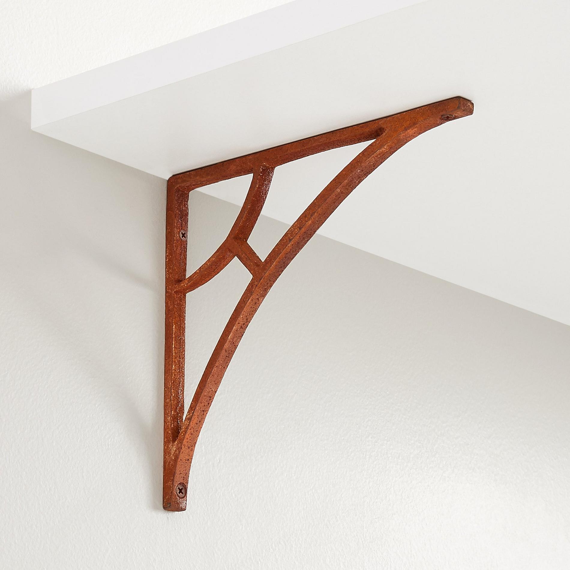 Simple Arch Cast Iron Shelf Bracket | Signature Hardware
