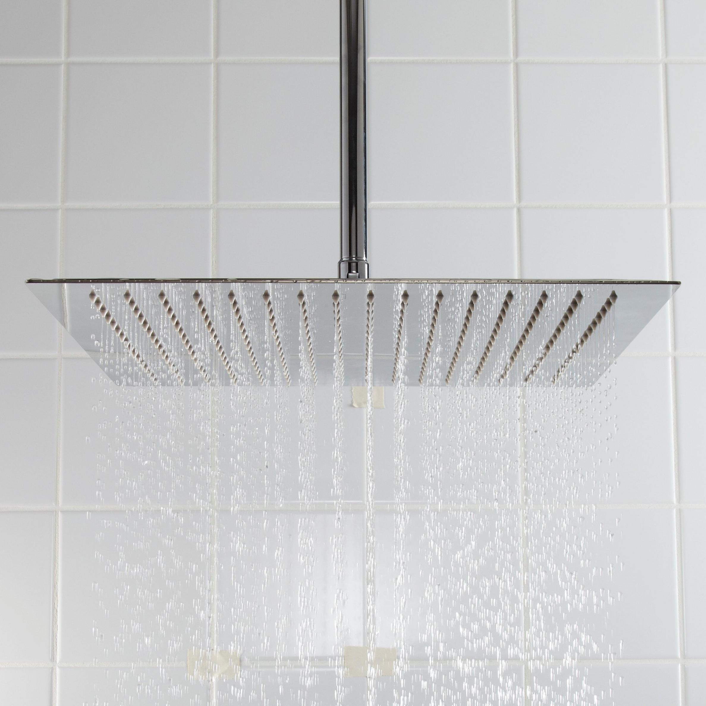 Beveled Square Rainfall Shower Head | Signature Hardware