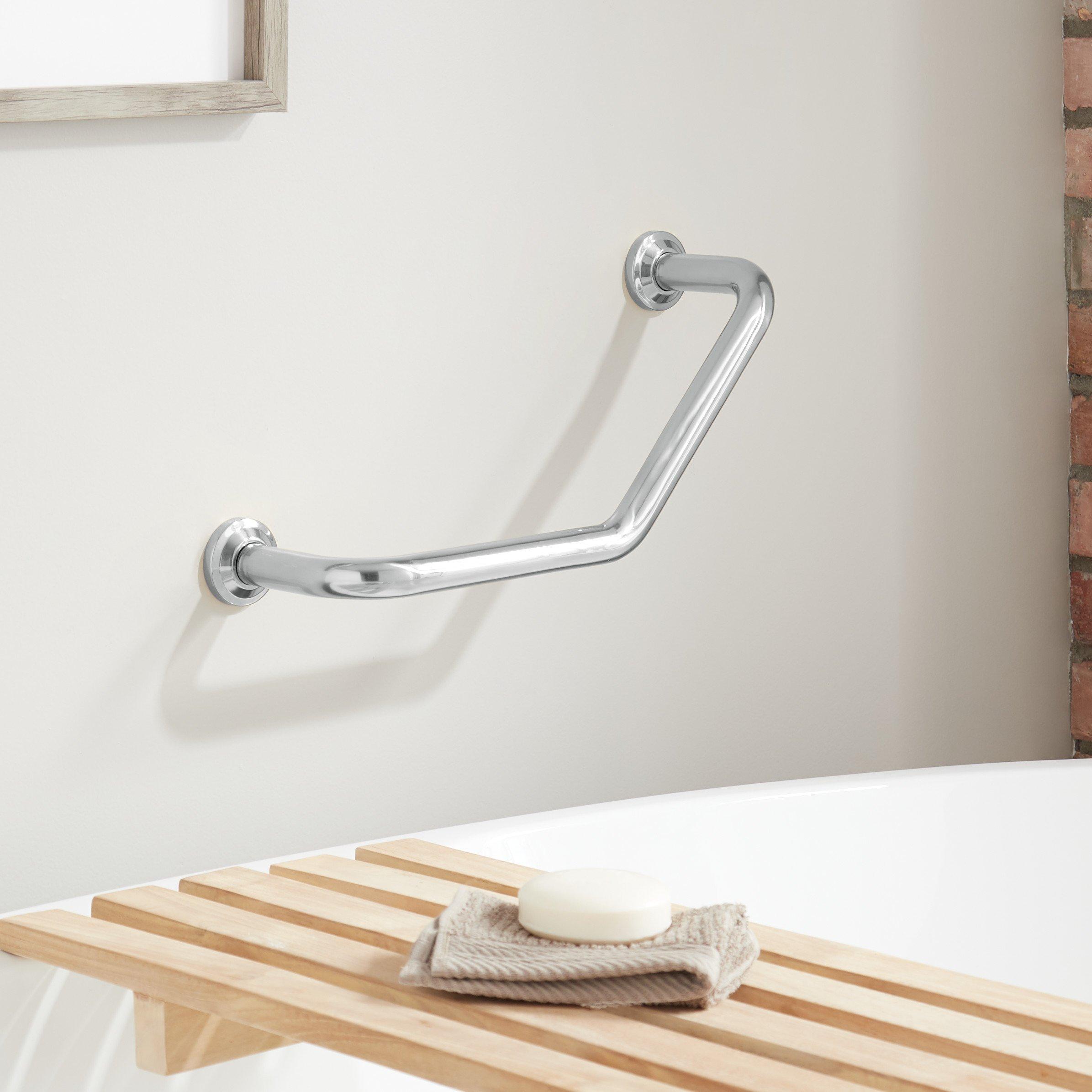 Lenoir Angled Grab Bar | Signature Hardware