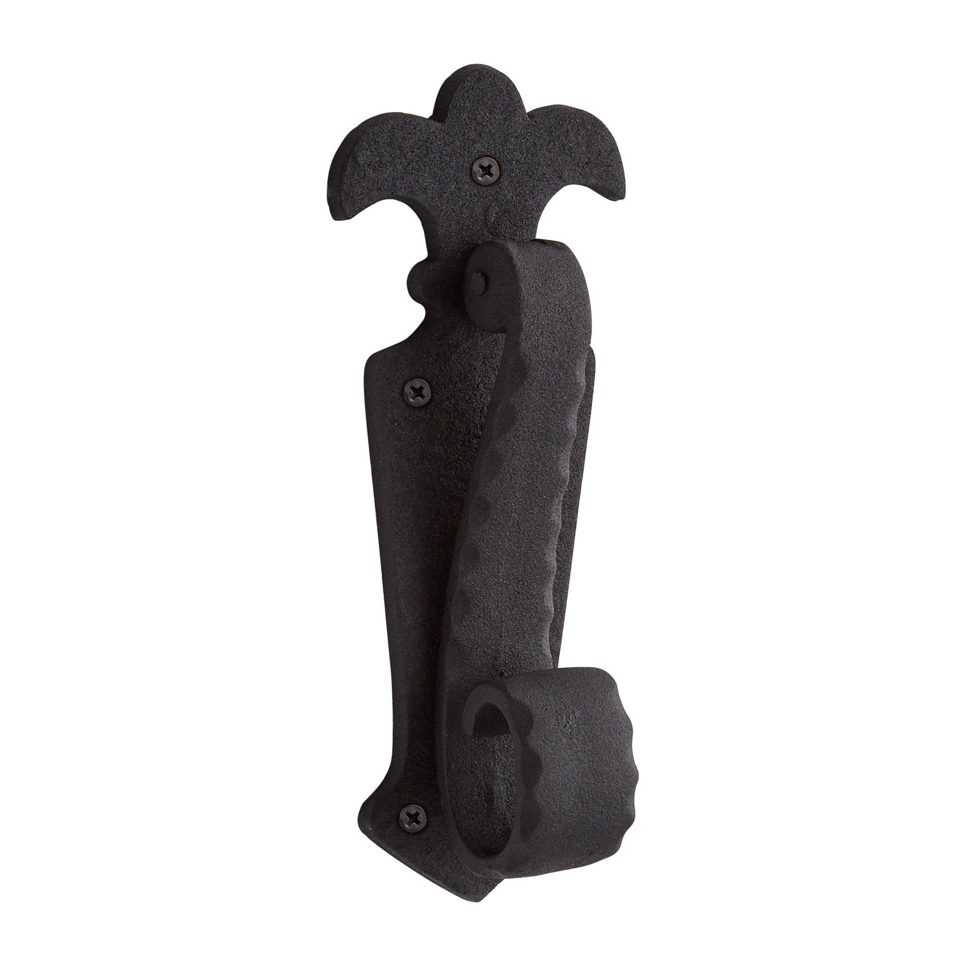 Skeffington Iron Door Knocker - Black Powder Coat | Signature Hardware