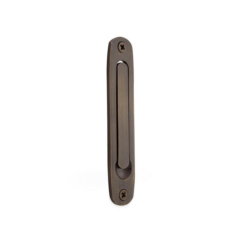 Bronze Rectangular Pocket Door Pull | Signature Hardware