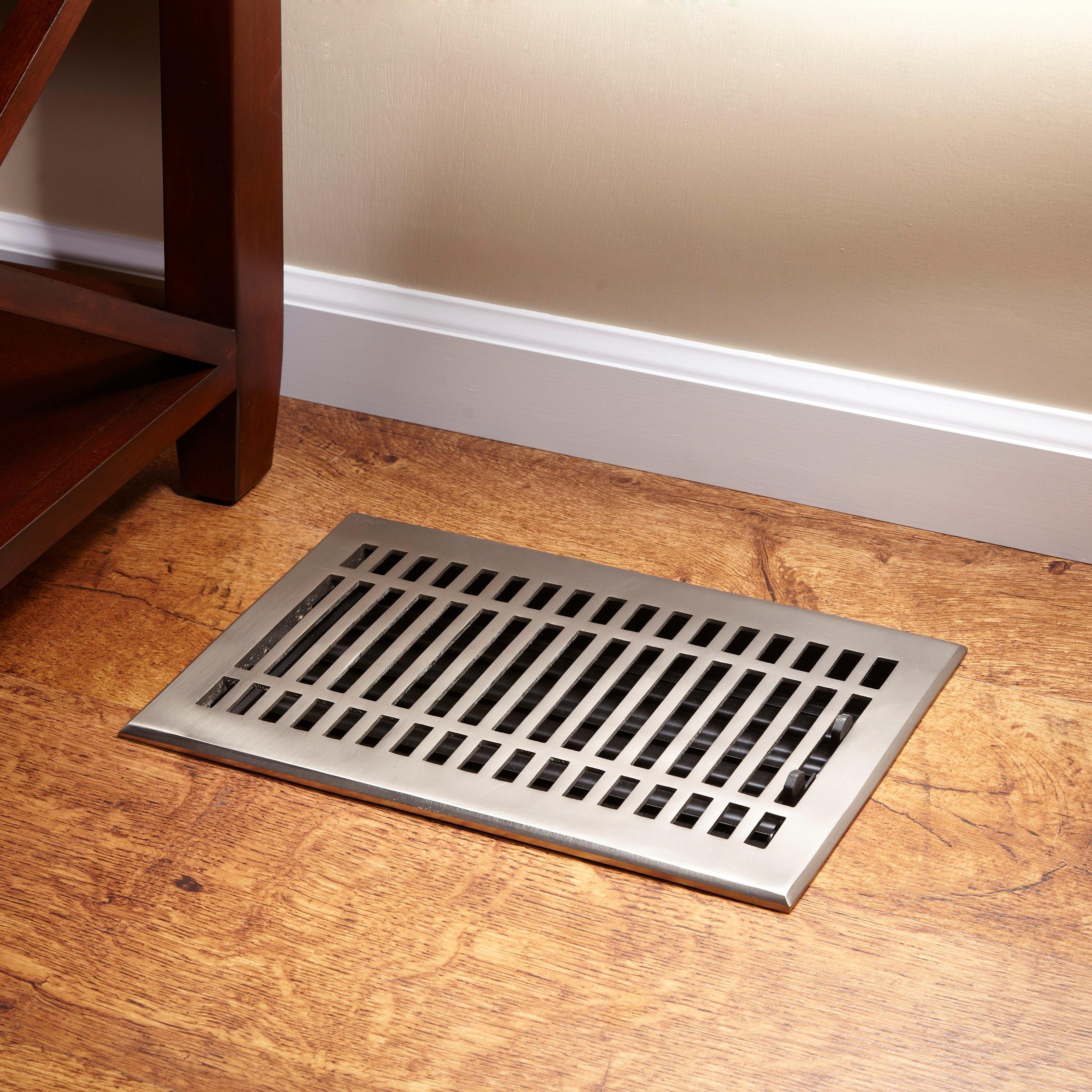 Contemporary Brass Floor Register | Signature Hardware