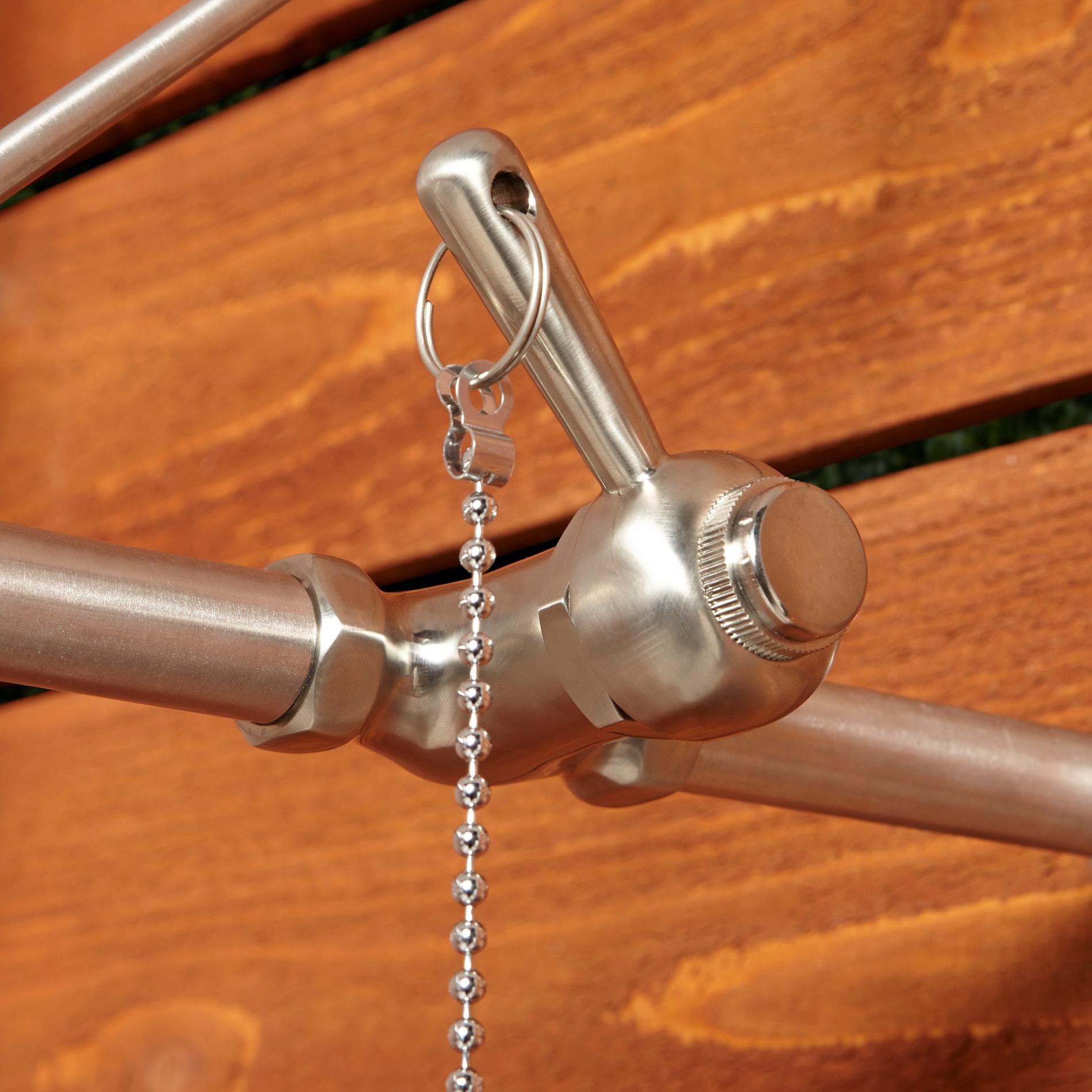Stainless Steel Pull Chain Wall-Mount Outdoor Shower | Signature Hardware
